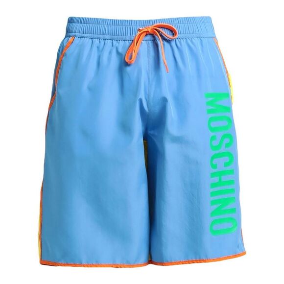 Moschino | Swim | Moschino Mens Colour Block Swim Shorts Blue | Poshmark